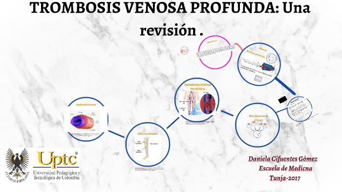 TROMBOSIS VENOSA PROFUNDA by Daniela Cifuentes Gomez on Prezi