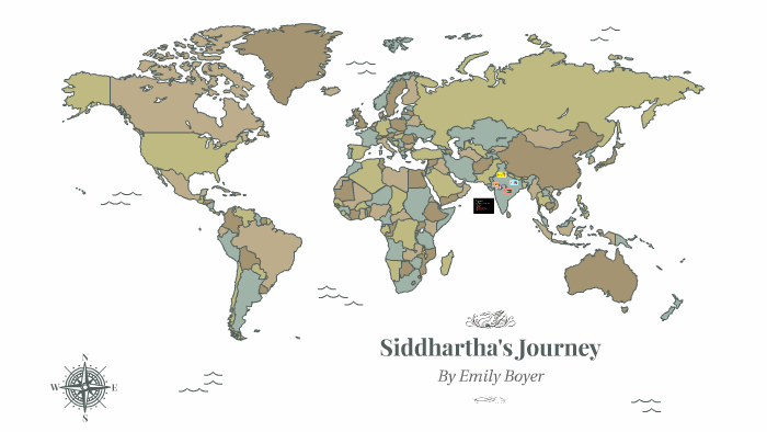 Siddhartha Map by Emily Boyer