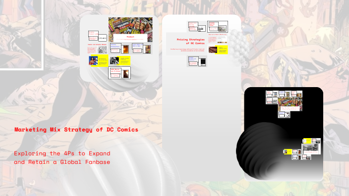 Marketing Mix Strategy of DC Comics by Guilherme Silva on Prezi