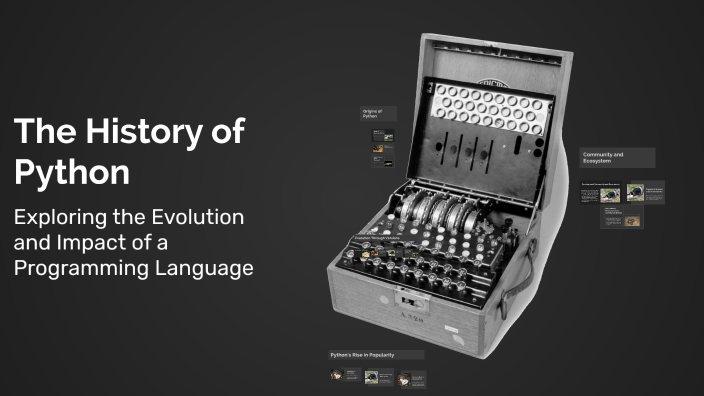 The History of Python by s d on Prezi