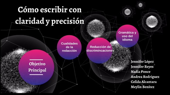 Cómo escribir con claridad y precisión♥ by Jennifer Monje on Prezi