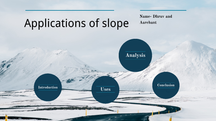 REAL LIFE APPLICATIONS OF SLOPE by Sthitipragnya Mohanty on Prezi