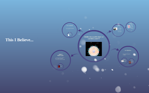 This I Believe... by Cameron Crowson on Prezi