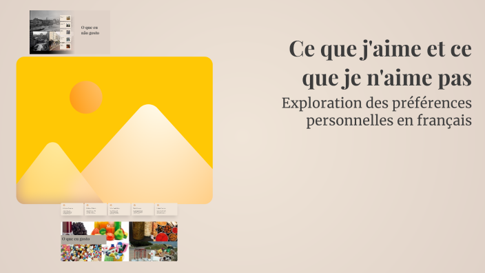 Ce que j'aime et ce que je n'aime pas by Arthur FMagalhães on Prezi