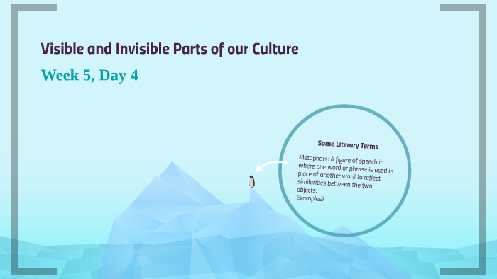Visible and Invisible Parts of our Culture by Olivia Howes on Prezi