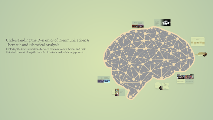 Understanding the Dynamics of Communication: A Thematic and Historical ...