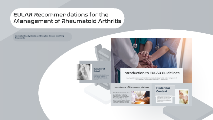 EULAR Recommendations for the Management of Rheumatoid Arthritis by Iva ...