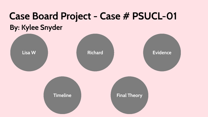 Case Board Project - Snyder, Kylee - FRNSC100 by kylee snyder on Prezi