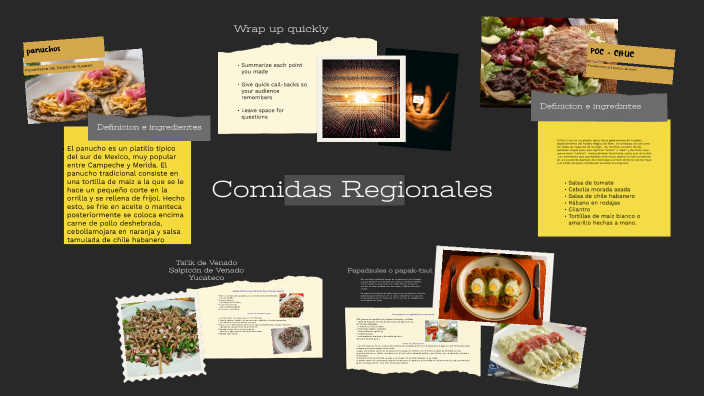 Comidas Regionales by Equipo 3 on Prezi