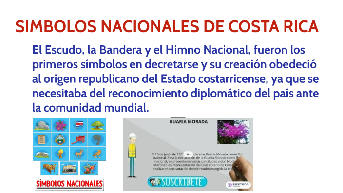 SIMBOLOS NACIONALES DE COSTA RICA by Lidia aguilar on Prezi