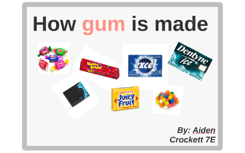 How gum is made by Aiden Crockett on Prezi