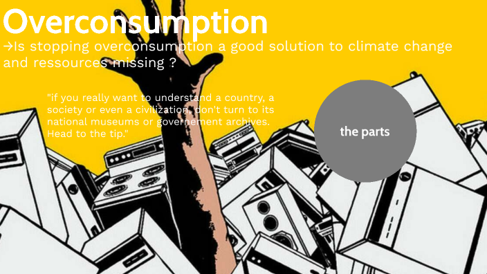 Overconsumption : is stopping overconsumption a solution to climate ...