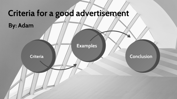 Criteria for a good advertisement by Adam Ahmad on Prezi