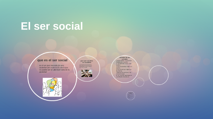 Que es el ser social by ernesto apolonio on Prezi