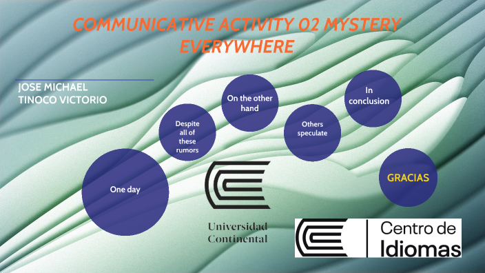 COMMUNICATIVE ACTIVITY 02 MYSTERY EVERYWHERE by JOSE MICHAEL TINOCO ...
