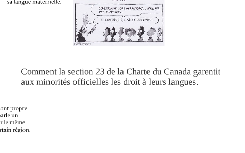 Comment la Charte canadienne des droits et libertés répond-elle aux ...