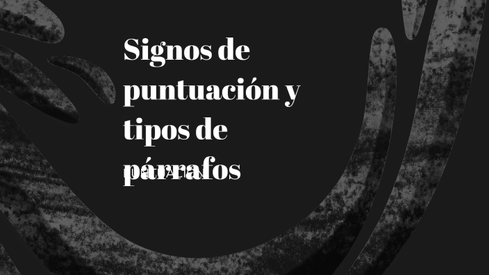 Signos de puntuación y tipos de párrafos by Diego Mauricio Barrios ...