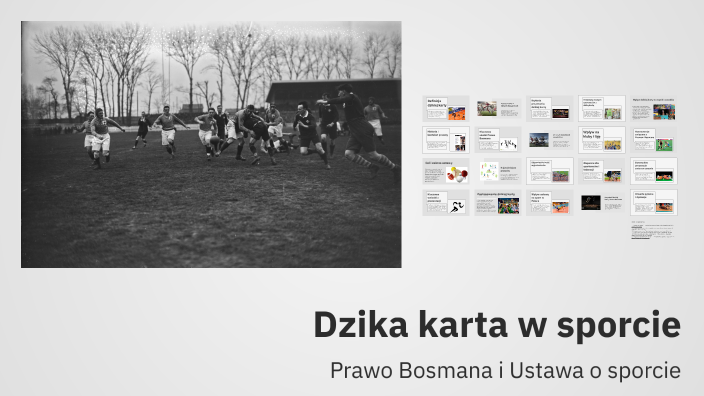 Dzika karta w sporcie Prawo Bosmana Ustawa o sporcie by adam mucha on Prezi