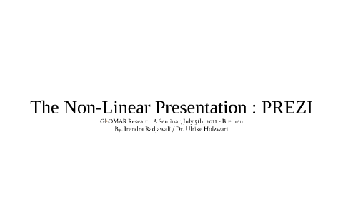 The Non Linear Presentation Introduction To Prezi By Irendra Radjawali