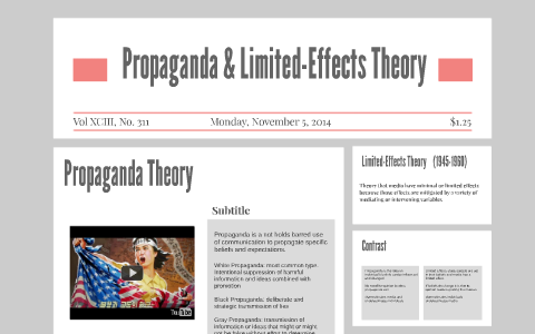 Propaganda & Limited Effects Theory by Erin Snider on Prezi