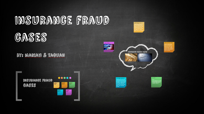 Insurance fraud cases by Mariah Mervin