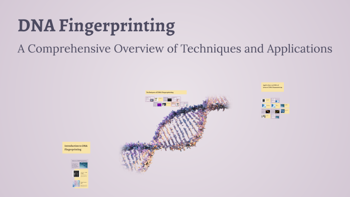 DNA Fingerprinting by SUSADHNA GURUNG on Prezi