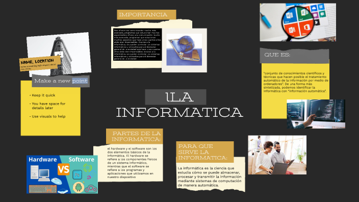 La importancia de la informática by Evelyn Sarango on Prezi
