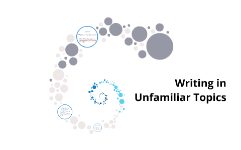 Tutoring in Unfamiliar Topics by Mary Stamato