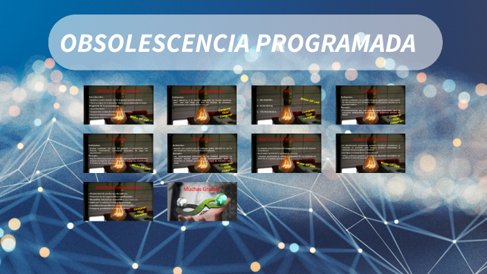 OBSOLESCENCIA PROGRAMADA by Juan Miguel Sánchez on Prezi