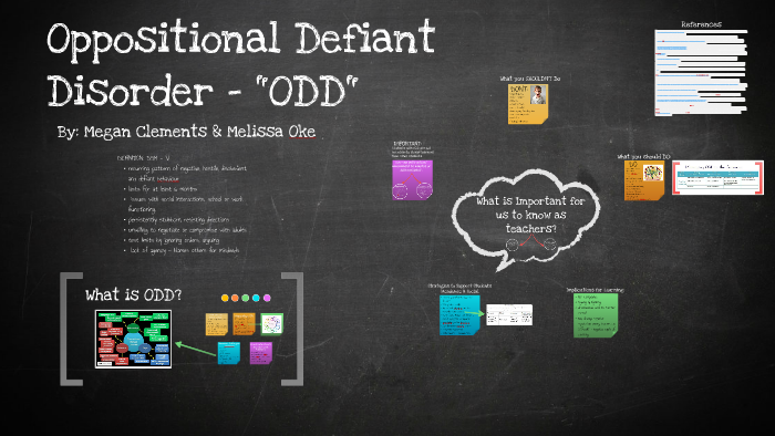 Oppositional Defiant Disorder Classroom