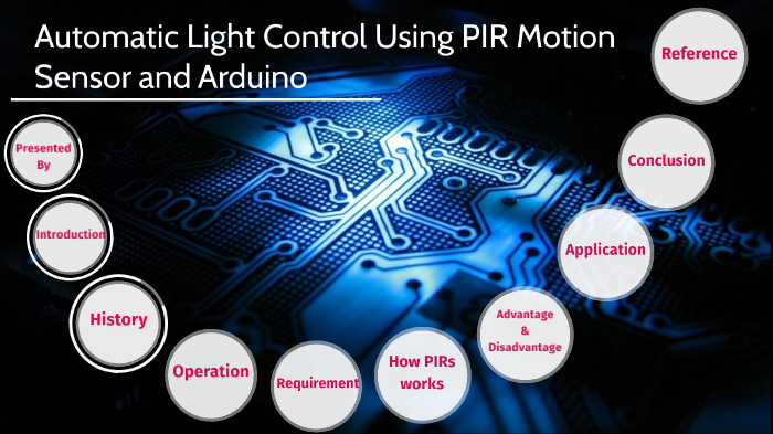 Automatic Light Control Using PIR Motion Sensor and Arduino by Ketan ...