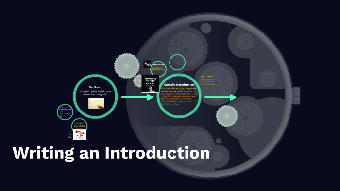 Writing an Introduction by on Prezi