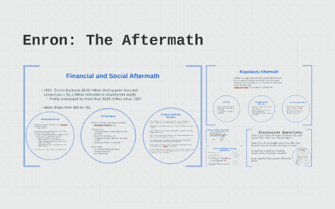 Enron: The Aftermath by Enron Group on Prezi