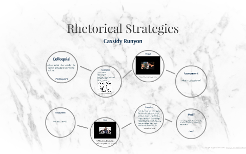 Rhetorical Strategies by Cassidy Runyon on Prezi
