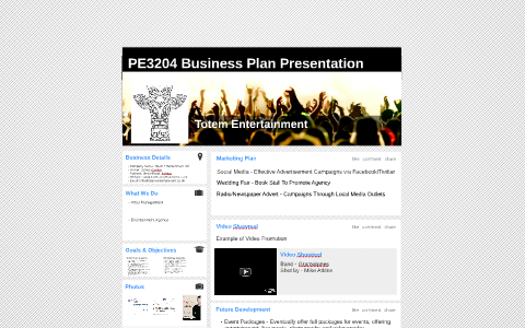 Totem Entertainment by James Cardus on Prezi