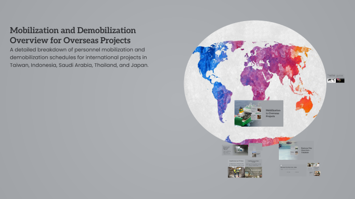 Mobilization and Demobilization Overview for Overseas Projects by ...