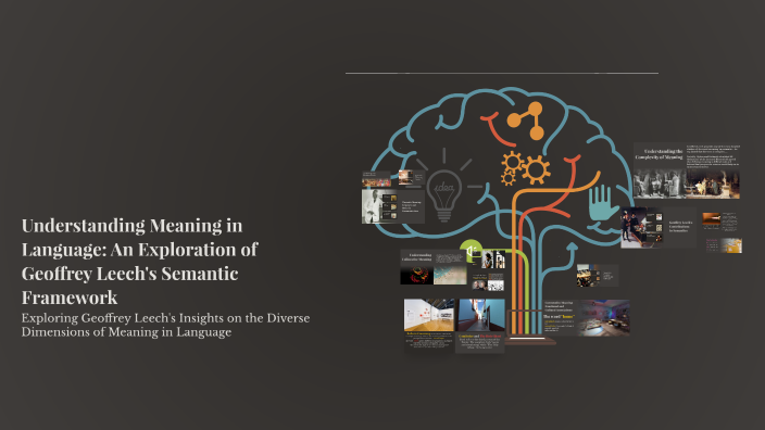 Understanding Meaning in Language: An Exploration of Geoffrey Leech's ...