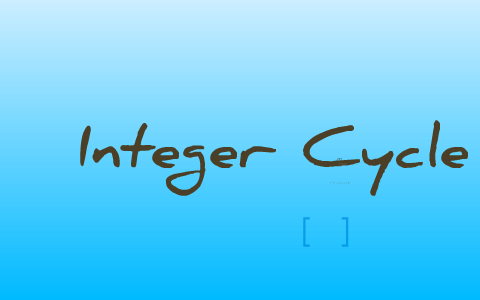 Integer Cycle by autumn torrence on Prezi