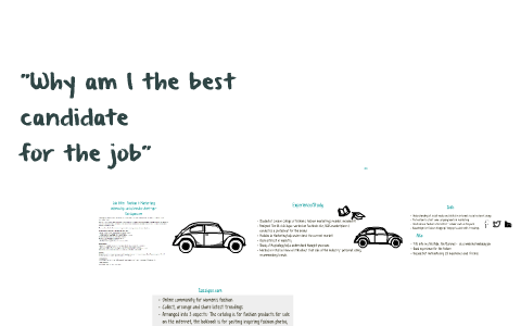 "Why am I the best candidate by Zoe Iliffe on Prezi