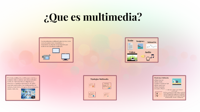¿Que es multimedia? by Daniela Ramirez Martinez on Prezi