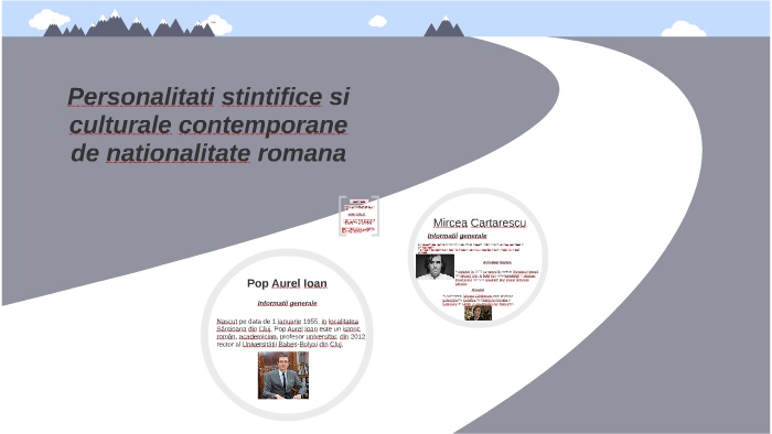 Personalitati stintifice si culturale contemporane de nationalitate ...