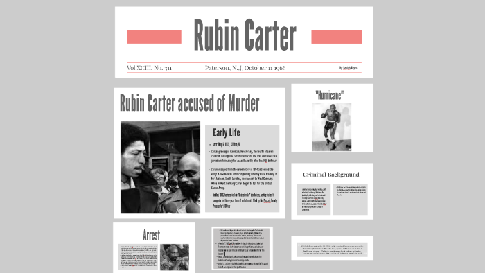 Rubin Carter accused of Murder by betty reyes on Prezi