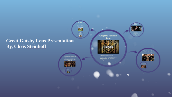 Great Gatsby Lens Presentation by chris steinhoff on Prezi