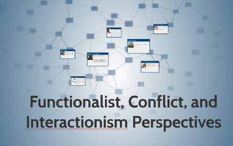 Functionalist, Conflict, and Interactionism Perspectives by kristina ...