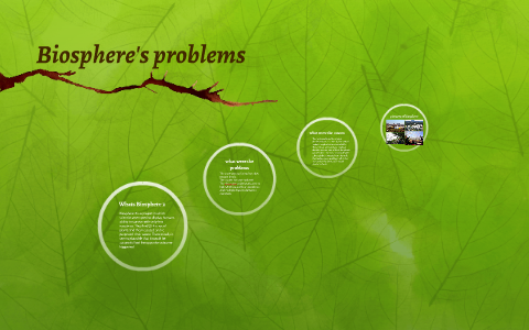 Biosphere's problems by on Prezi