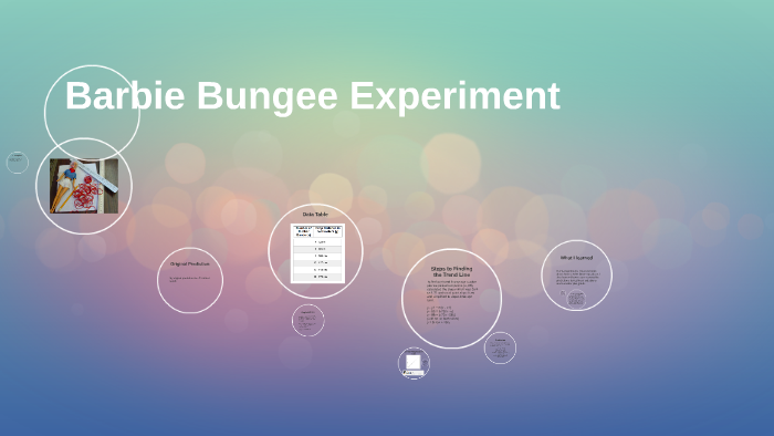 Barbie Bungee Experiment by Alexis Lang on Prezi
