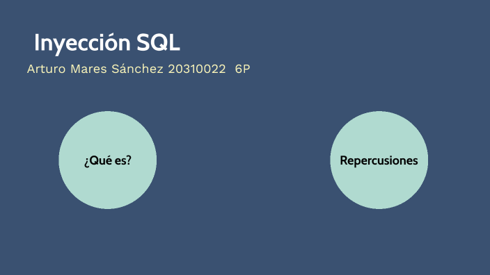 Inyección SQL by ARTURO MARES SANCHEZ on Prezi