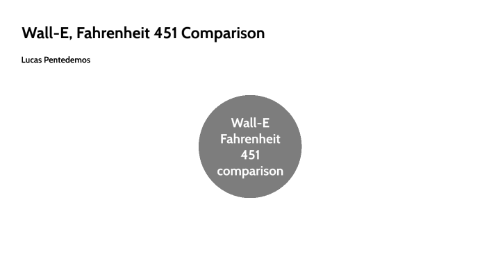 Dystopian Comparison Wall-e Fahrenheit 451 by Lucas Pentedemos on Prezi