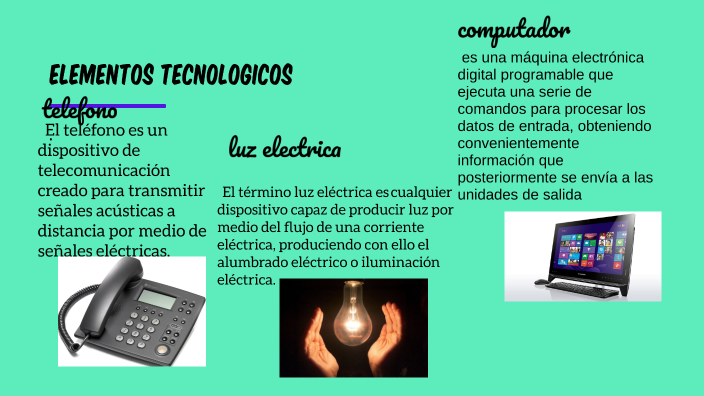 elementos tecnologicos by María Paz rincón on Prezi