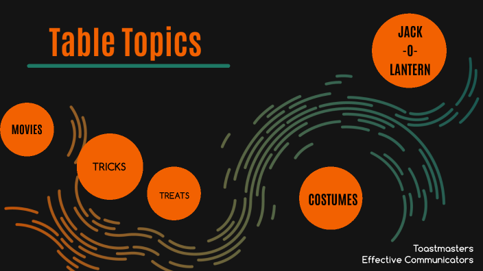 Toastmasters - Table Topics (10/21) by david botero on Prezi